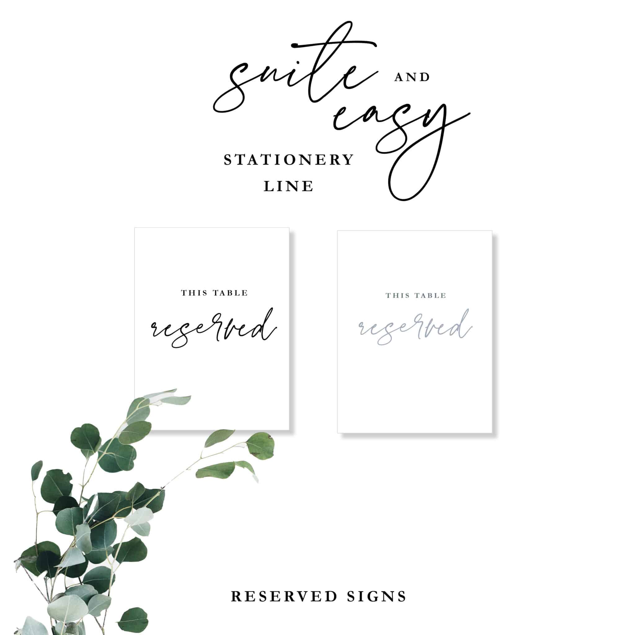 Suite Easy Stationery Line Hitch Studio Wedding Planning